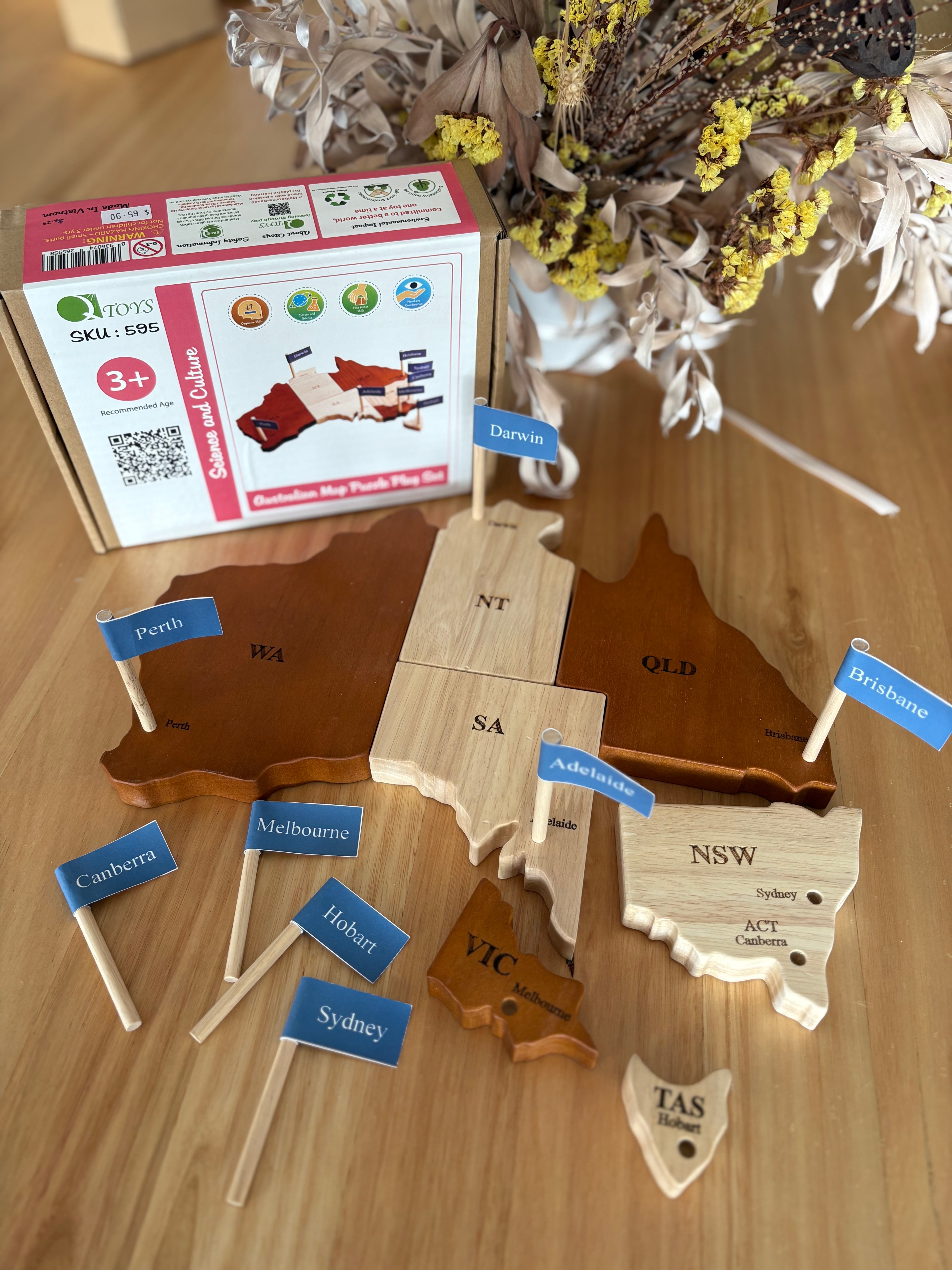 Australian Map Puzzle – Connecting The Dots Through Play