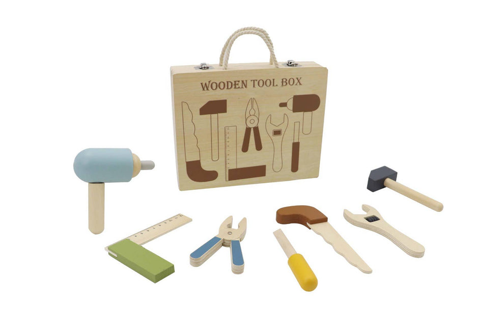Wooden Kids Tool Box – Connecting The Dots Through Play