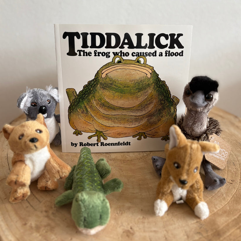 Tiddalick, The Frog Who Caused A Flood by Robert Roennfeldt ...