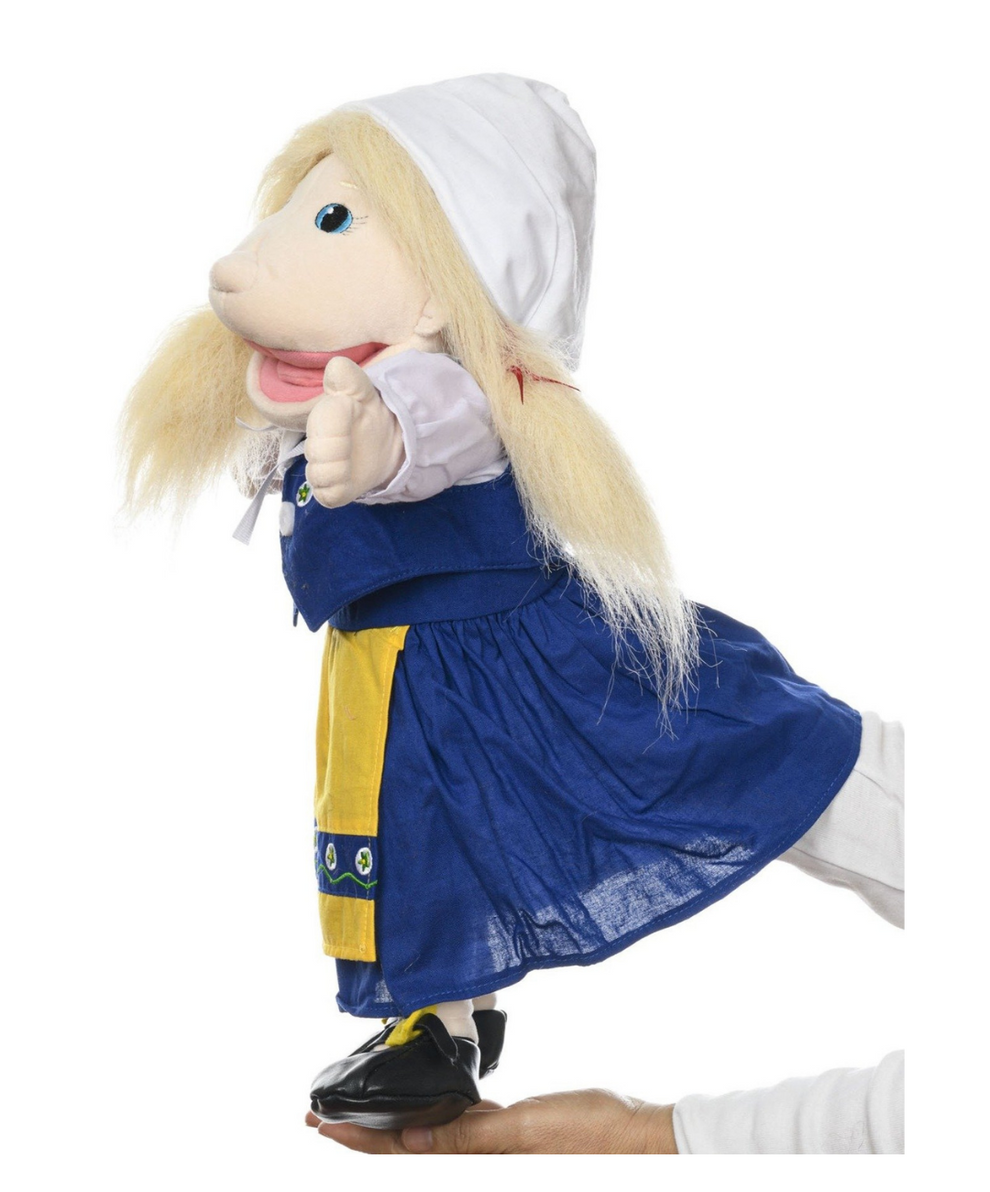 Annika - Girl Hand Puppet from Sweden – Connecting The Dots Through Culture