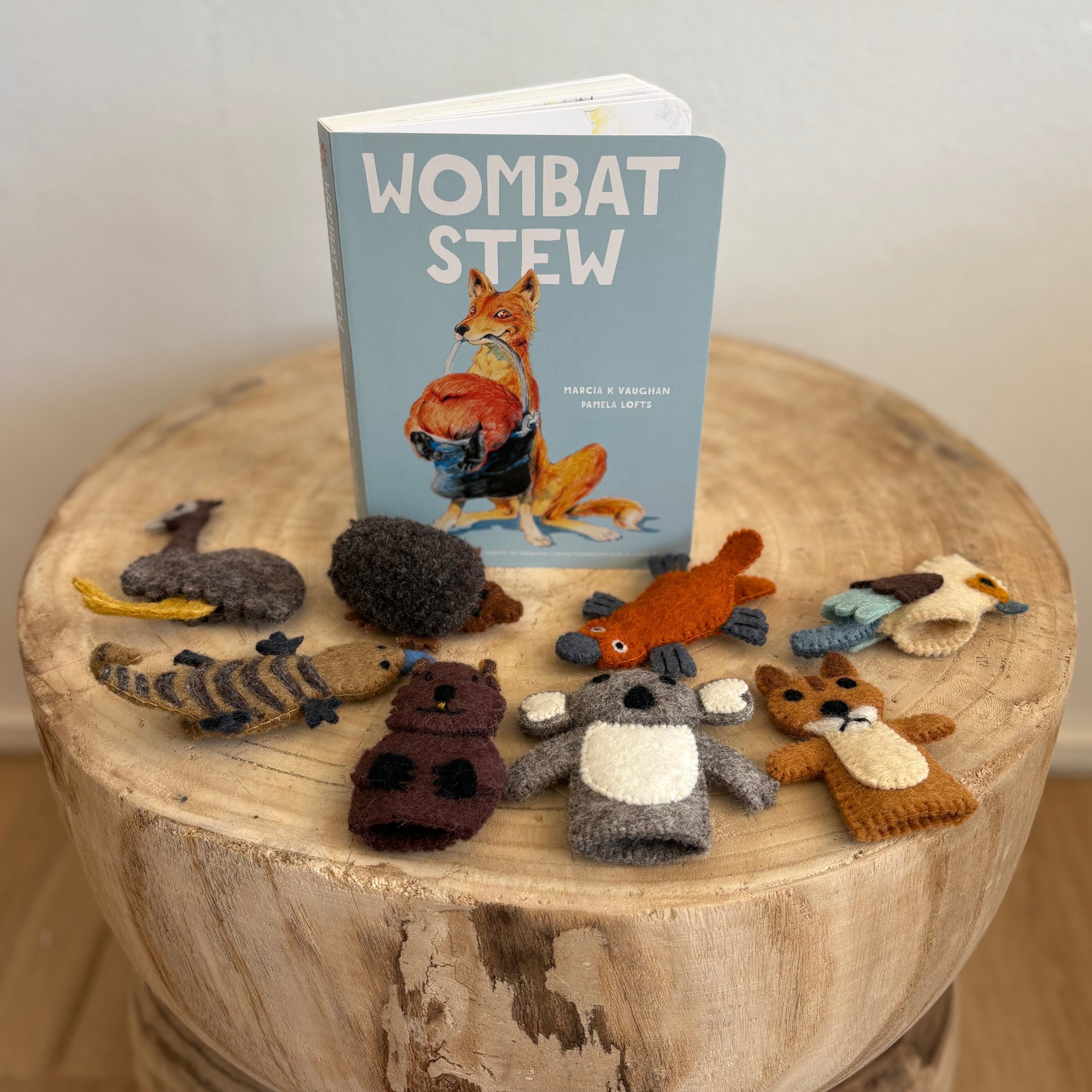 Wombat Stew by Marcia Vaughan (Board Book) – Connecting The Dots ...