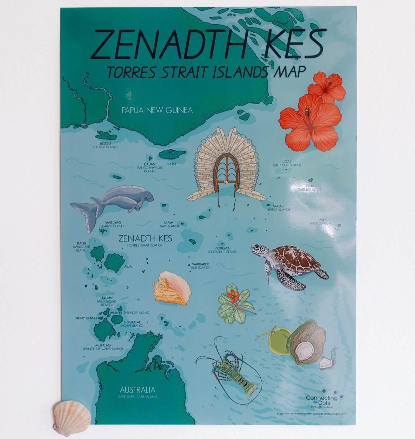 Map of The Torres Strait Islands – Connecting The Dots Through Play