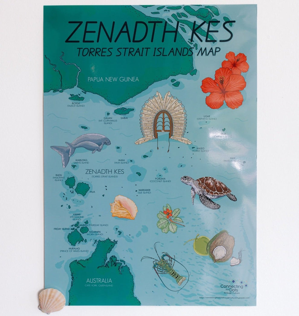 Map of The Torres Strait Islands – Connecting The Dots Through Play