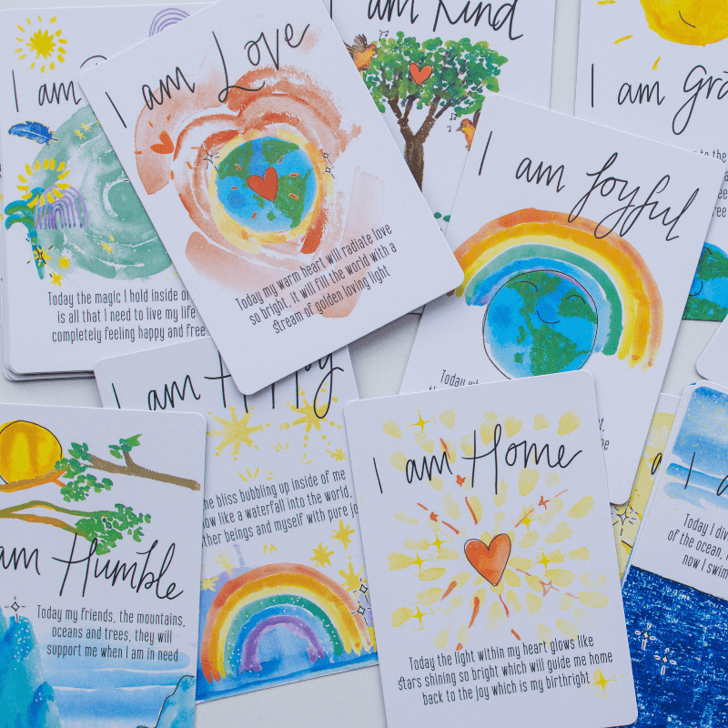 SunChild Affirmation Cards, 27 pcs – Connecting The Dots Through Play