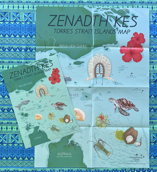 Map of The Torres Strait Islands – Connecting The Dots Through Play