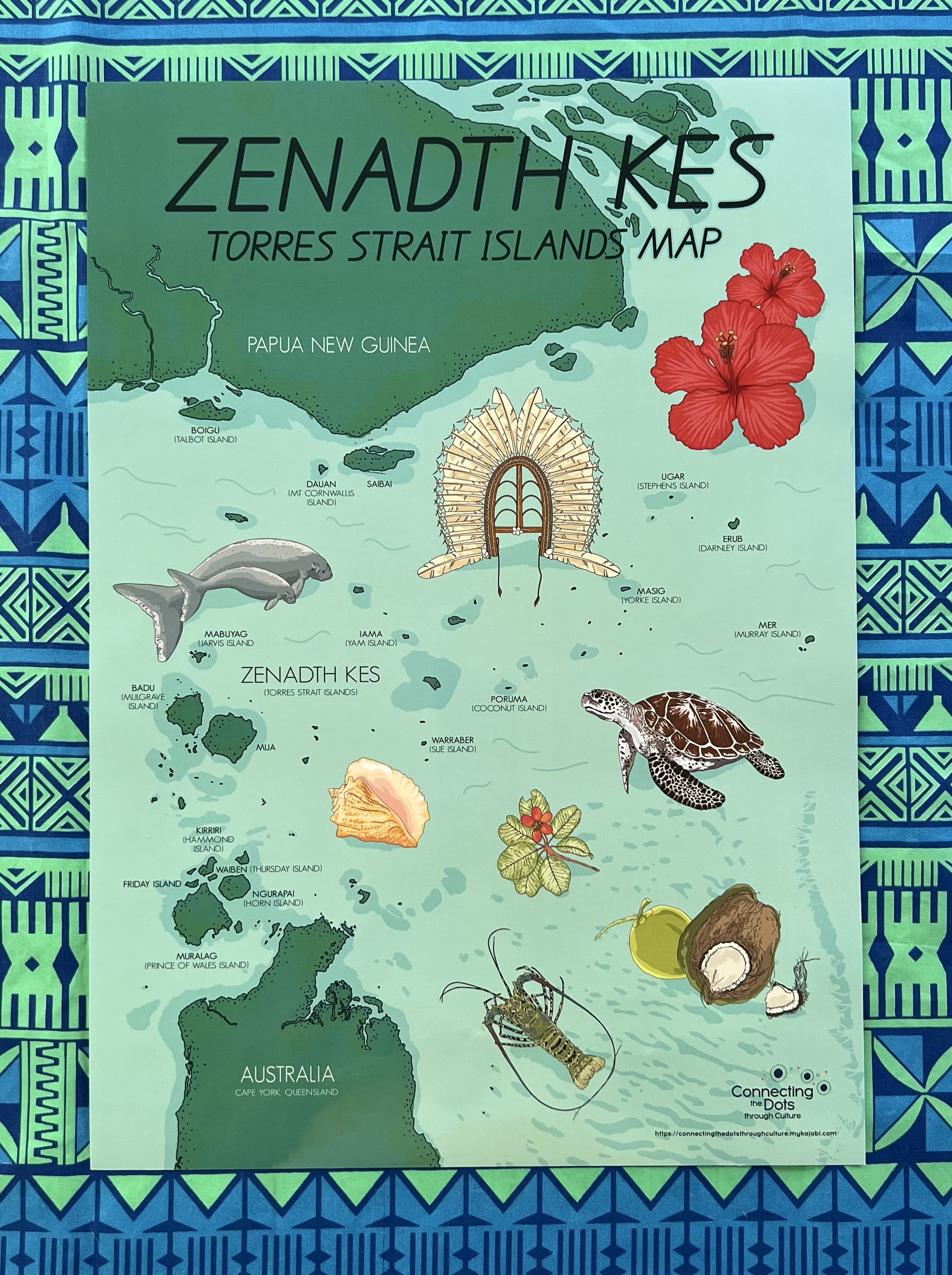 Map of The Torres Strait Islands – Connecting The Dots Through Play